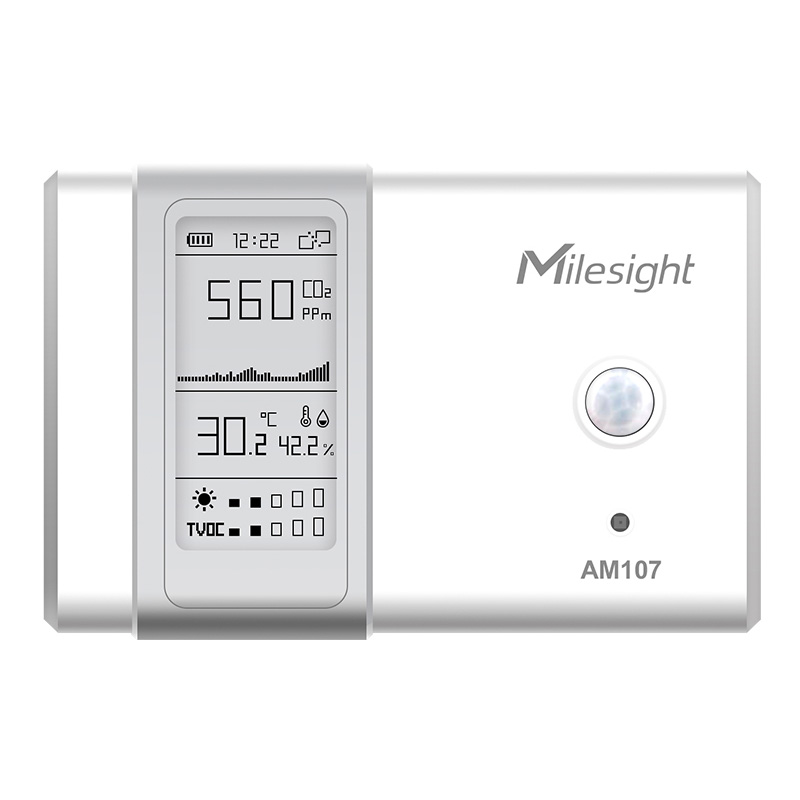 Milesight AM107 LoRaWAN EU868/IN865 Ambience Monitoring IoT Sensor ...