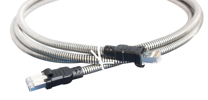 2 Metre Cat6A FTP Outdoor Armored Shielded Ethernet Cable | Ethernet Cables