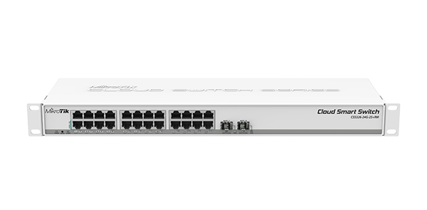 MikroTik CRS326-24G-2S+RM 24 Port Cloud Router Switch with 10 Gbps ...