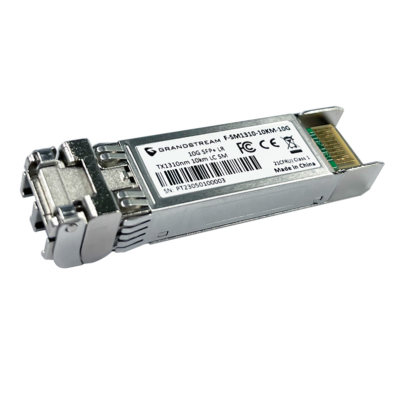 Grandstream SFP+ Fiber Module, Single-Mode, 1310nm, 10-Kilometer ...