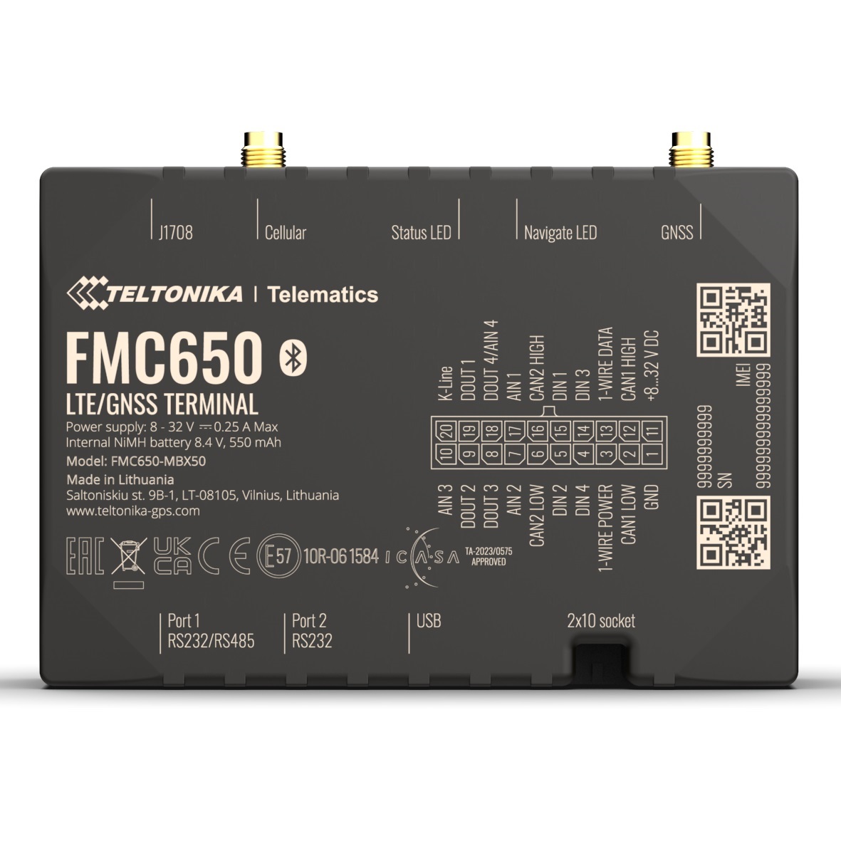 Teltonika FMC650 Leading GNSS/LTE/GSM Terminal designed for advanced ...