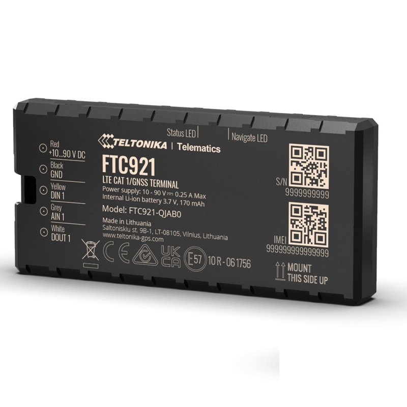 Teltonika FTC921 High voltage 4G LTE Cat 1 vehicle GPS tracker with ...