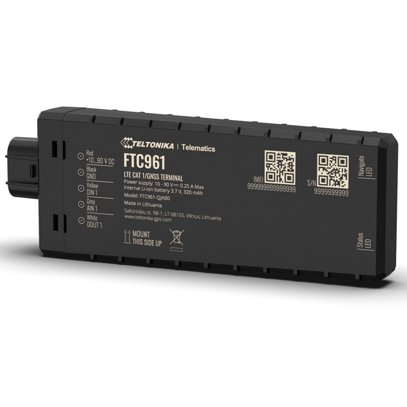 Teltonika FTC961 high voltage 4G LTE Cat 1 vehicle GPS tracker with ...