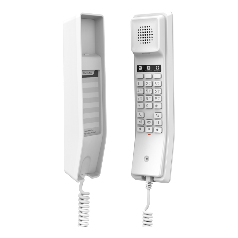 Grandstream GHP610W Compact Hotel SIP IP Phone w/ built-in WiFi - White ...