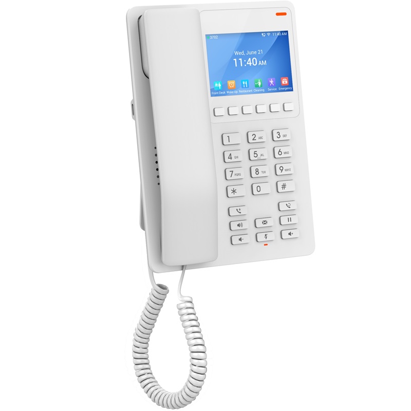 Grandstream GHP630W Desktop Hotel SIP IP Phone with 3.5' Colour LCD ...