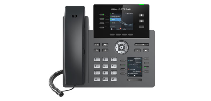 Grandstream GRP2614 4 Lines 4 SIP PoE 2.4inch Colour Screen | Desktop ...