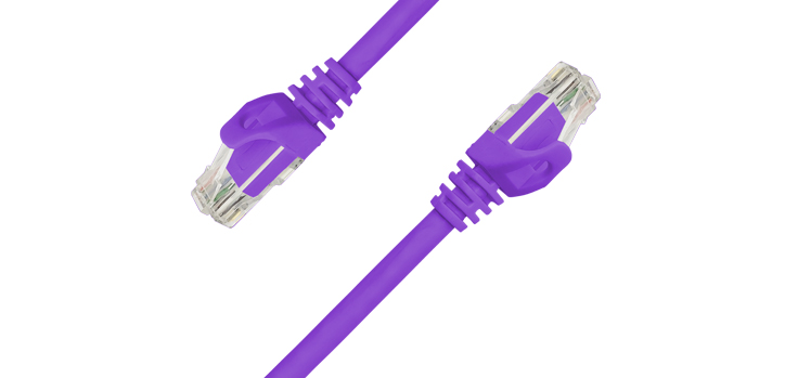 5 Metre Cat6 UTP Indoor Ethernet Cable - Purple | Ethernet Cables