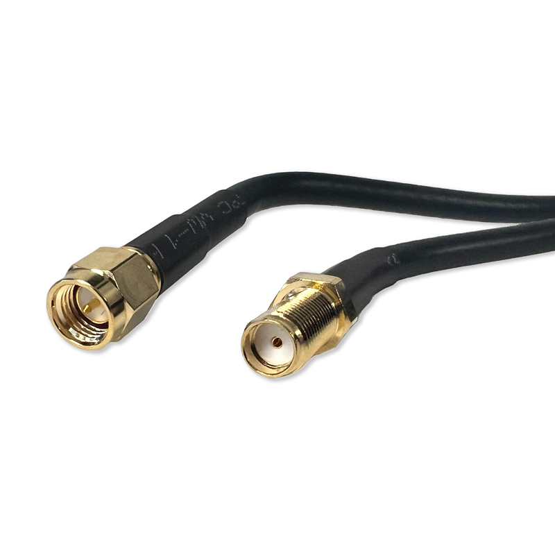 SMA-Male to SMA-Female Bulkhead 200cm LLC200 50 Ohm Coax Cable | Coax ...