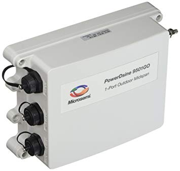 PowerDsine Outdoor 60W 802.3at Gigabit Midspan PoE 36-60VDC Input | PoE ...