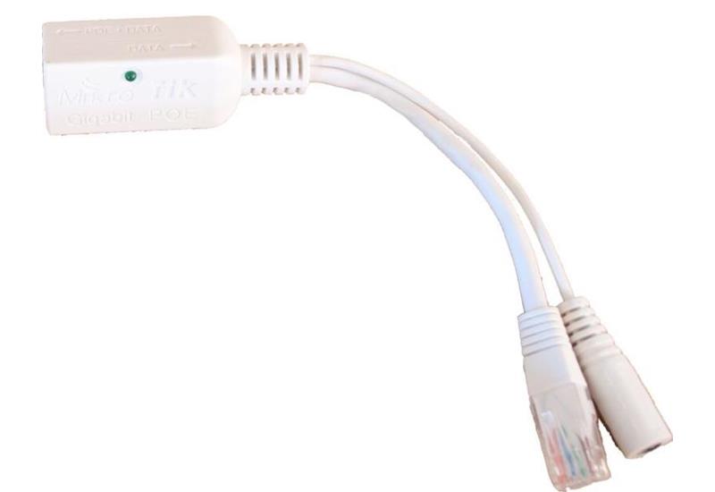 MikroTik Gigabit Passive PoE injector RBGPOE | PoE Power over Ethernet ...