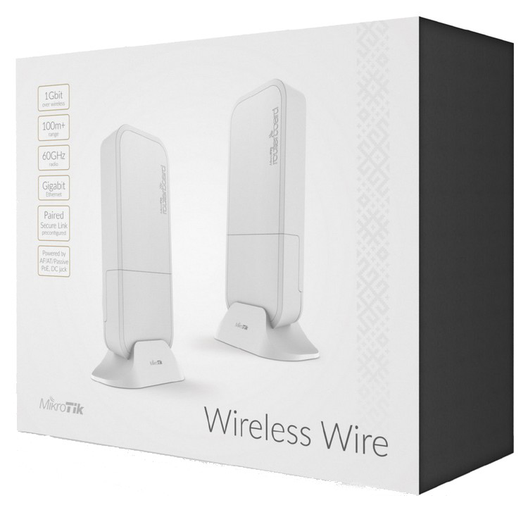 MikroTik Wireless Wire 1Gbps 60GHz Wireless Bridge Kit | Pre-Configured ...