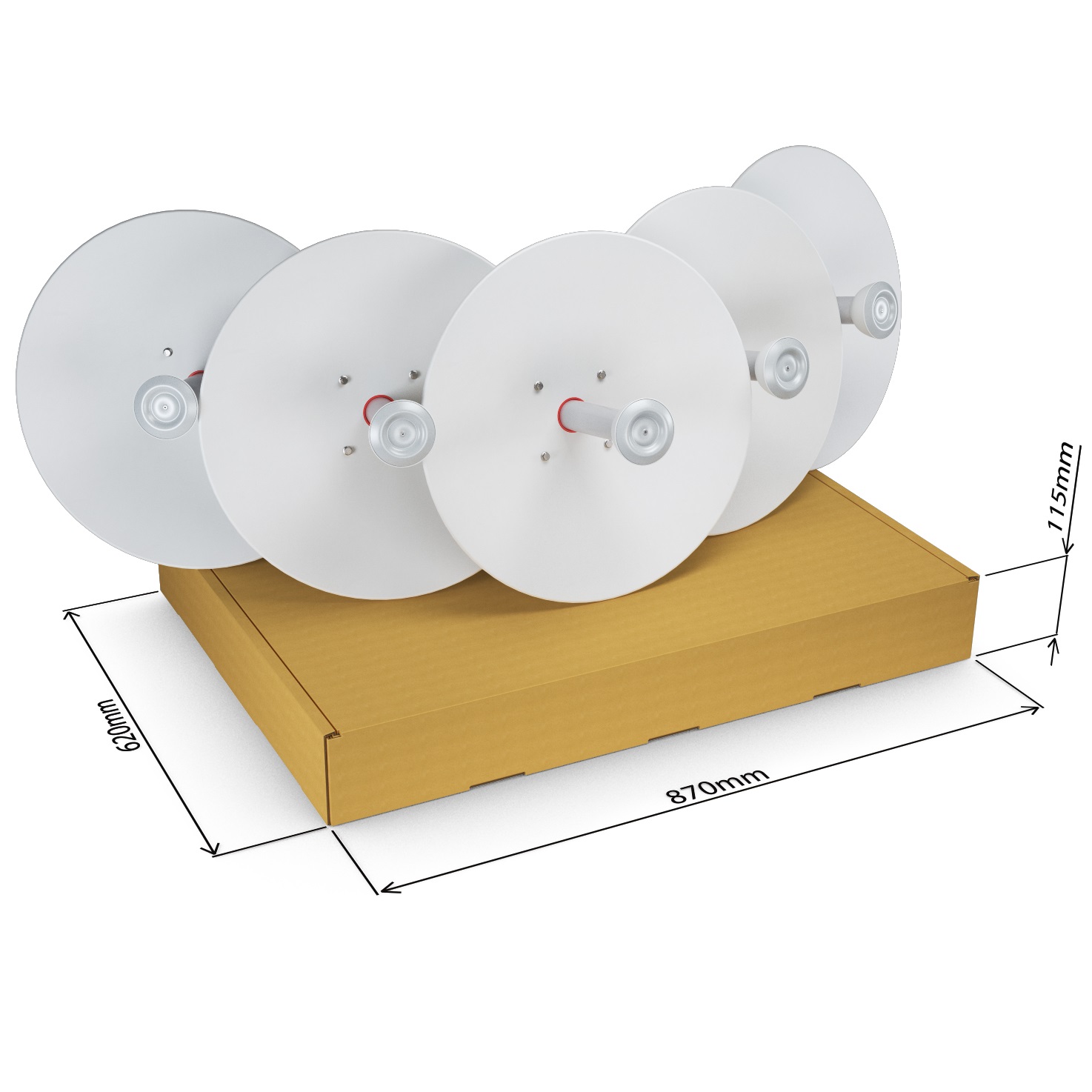 RF Elements StarterDish 27dBi UM Parabolic Dish Antenna 5-PACK | Antennas