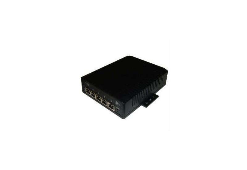 Tycon Power 12-36VDC in, 5 Port 802.3af Gigabit POE Switch Out ...