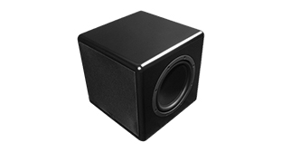 TruAudio Compact Series 10' Powered Subwoofer, Dual Passive Radiators ...